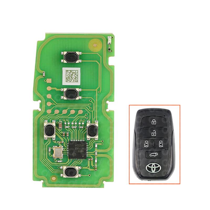 Xhorse Toyota Universal Smart Key PCB 5 Buttons XSTO20EN