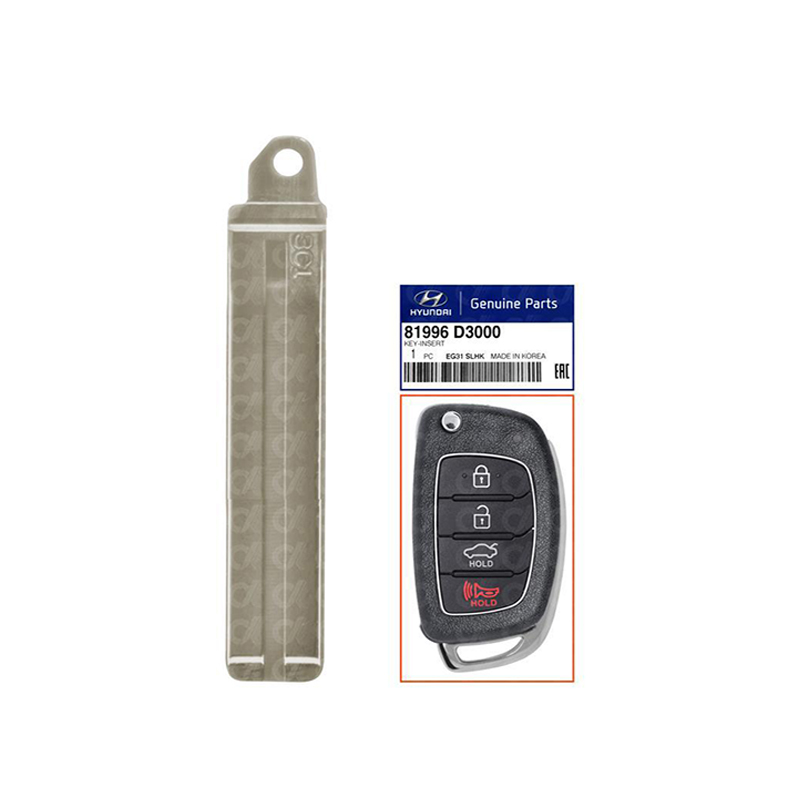 Hyundai Tucson 2016 Genuine Smart Remote Key Blade 81996-D3000