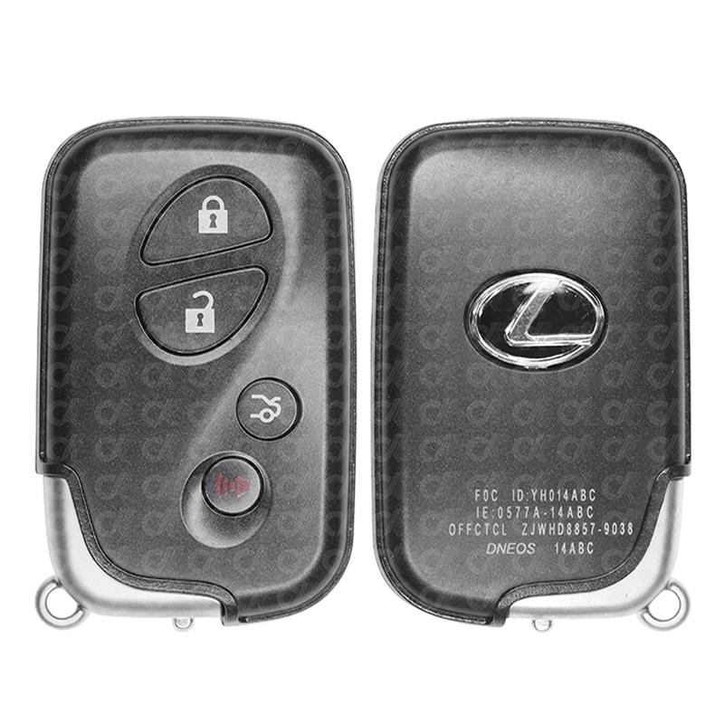 Lexus Aftermarket Smart Remote Key Shell Sedan 4 Buttons