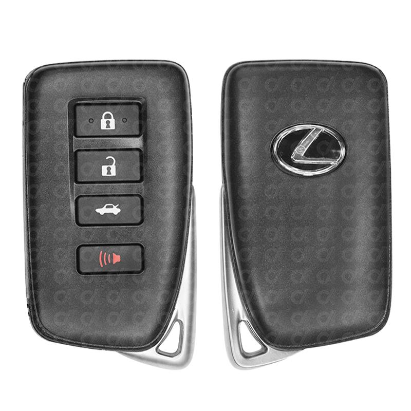 Lexus ES GS IS Aftermarket Smart Remote Key Shell 4 Buttons Sedan Trunk ...