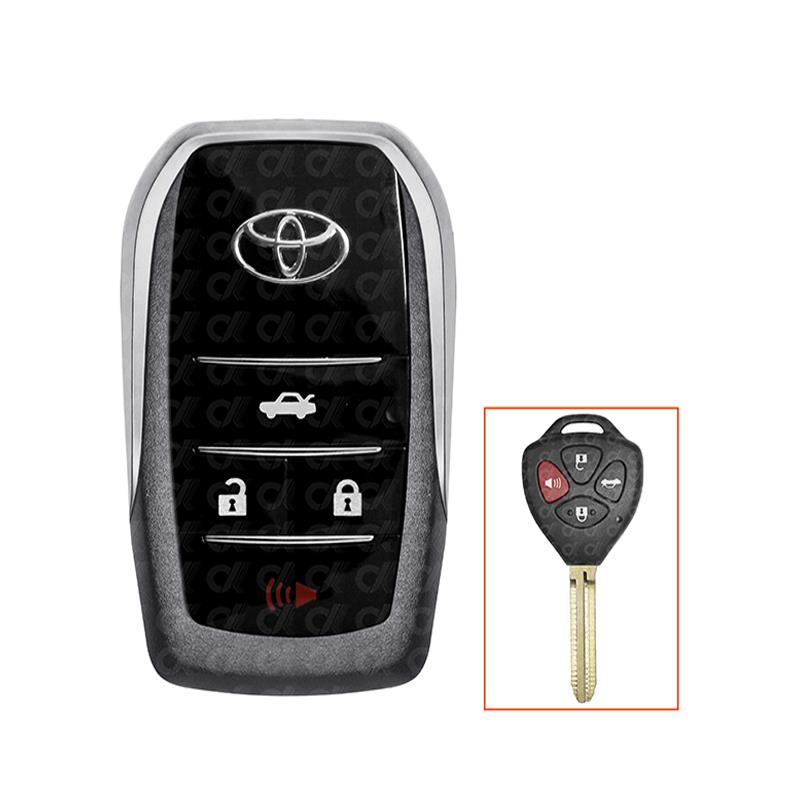 Toyota 2006-2015 Aftermarket Remote Key Shell Modify 4 Buttons With ...