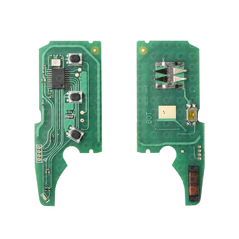 Porsche VW Bentley Aftermarket Remote Key PCB Board 4 Buttons 433MHz ...