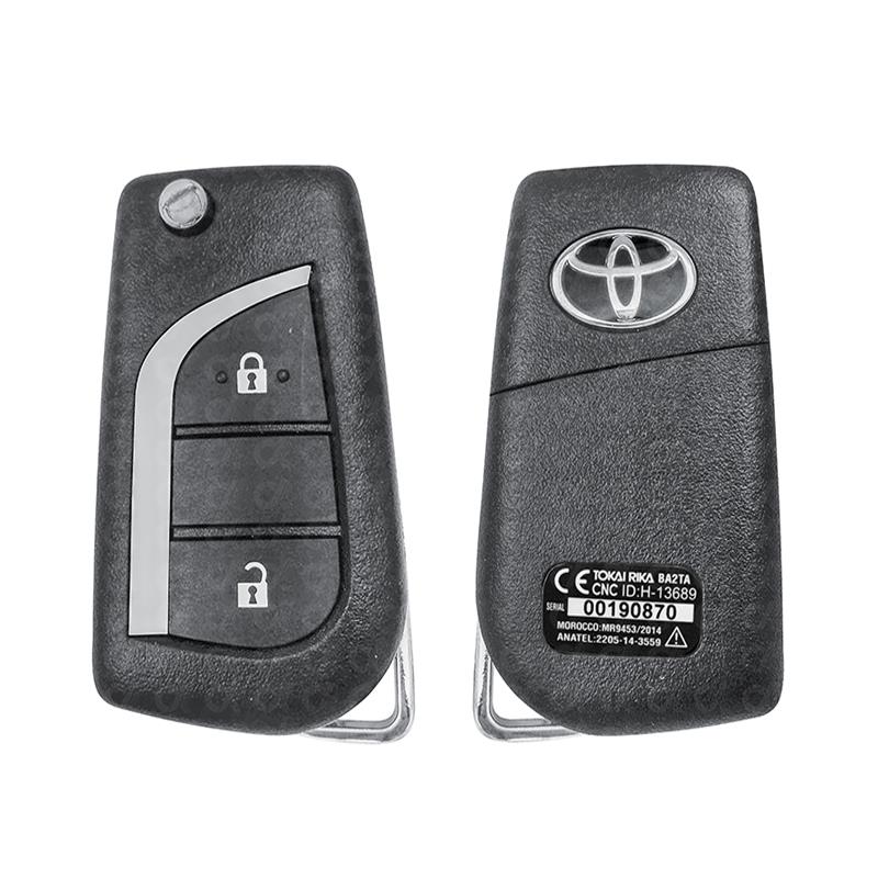 Toyota Hilux 2015 -2020 Genuine Used Flip Remote Key 2 Buttons 433MHz ...
