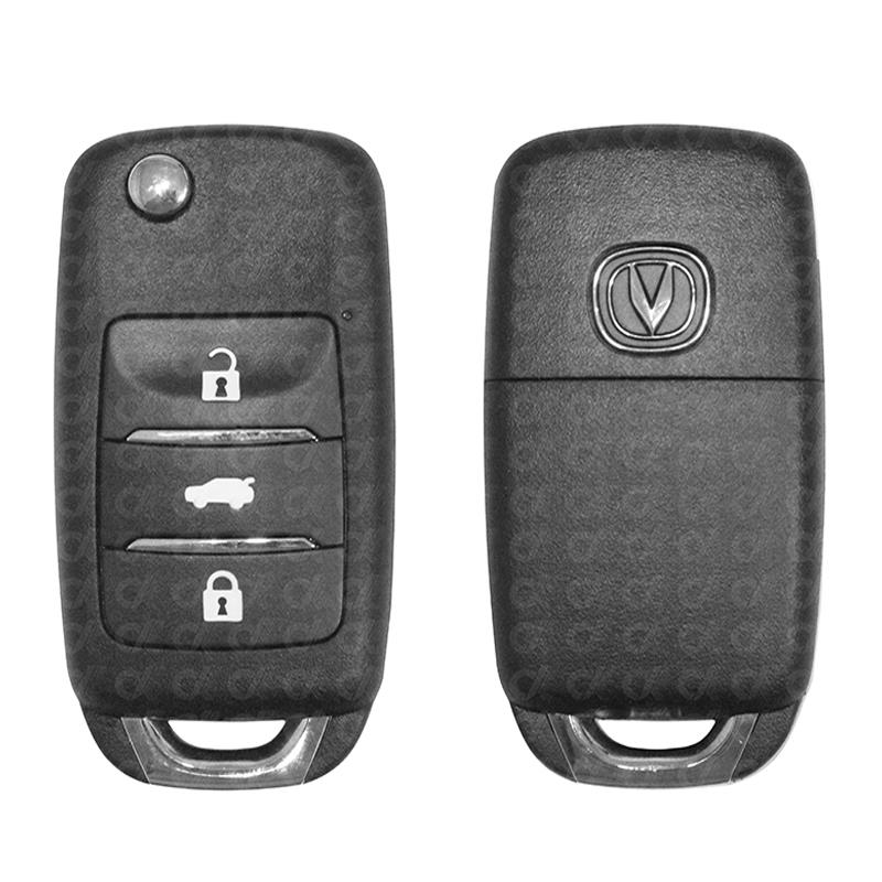 Changan E-Star 2017-2021 Genuine Without Bag Flip Remote Key 3 Buttons ...