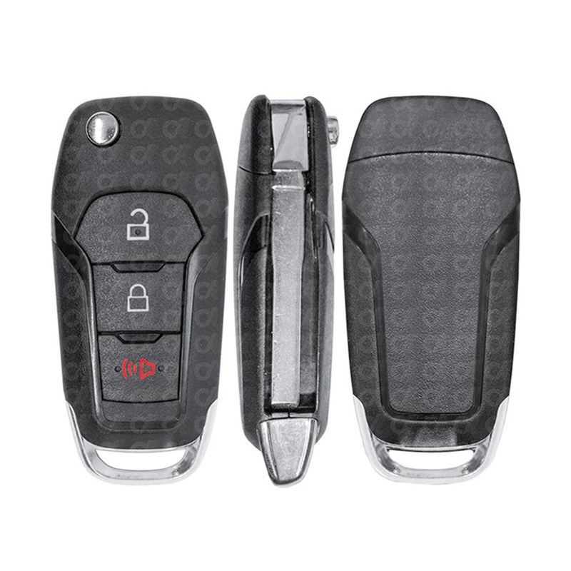 Ford F150 Aftermarket Flip Remote Key Shell 3 Buttons HU101 Blade