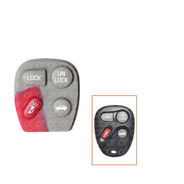 GM Aftermarket Remote Rubber 4 Buttons