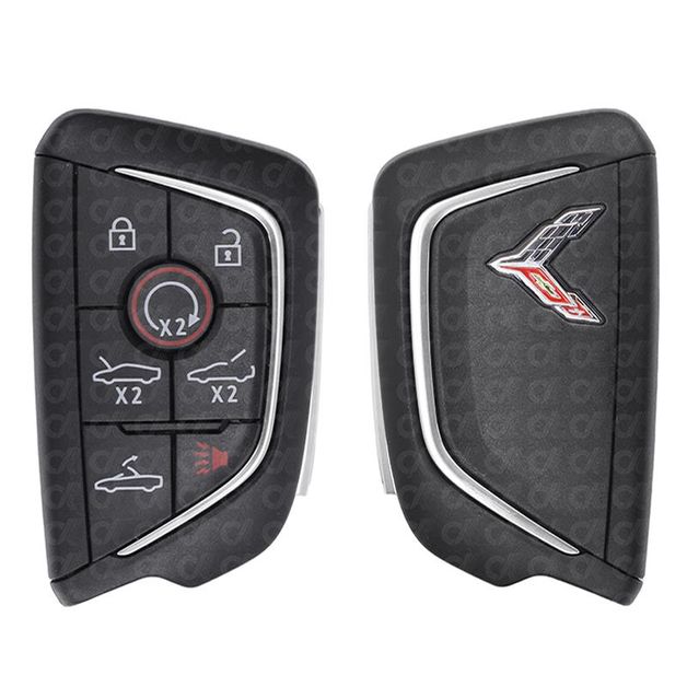 Chevrolet Corvette 2020-2022 Genuine Smart Remote Key 7 Buttons 433MHz ...