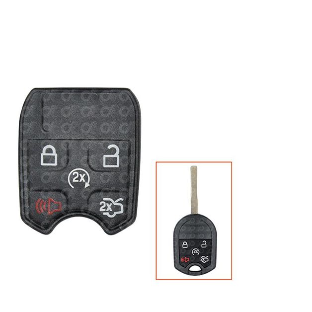 Ford Aftermarket Rubber Remote 5 Buttons