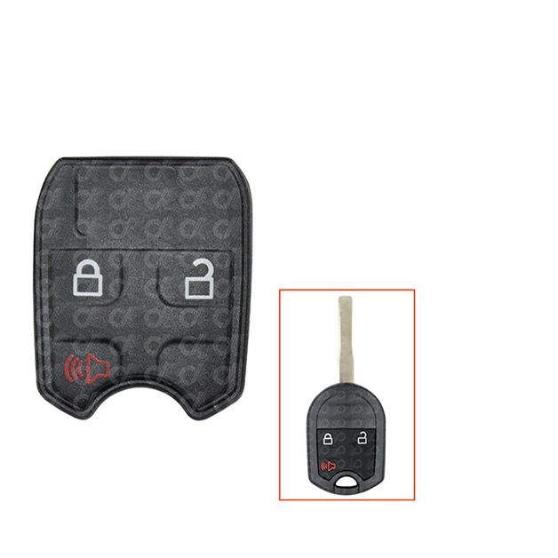 Ford Aftermarket Rubber Remote 3 Buttons
