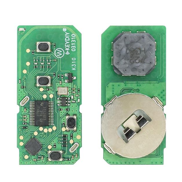 Keydiy KD Universal Smart Remote Key PCB 4 Buttons Toyota Style TDB03-4