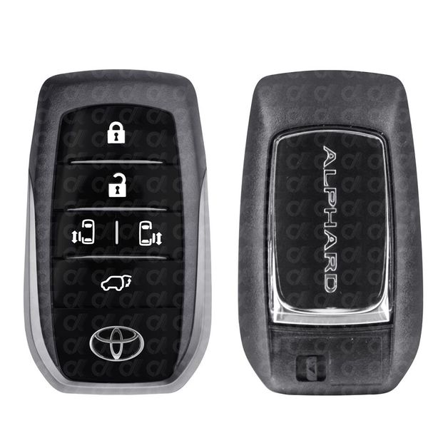 Toyota Alphard Aftermarket Smart Remote Key Shell 5 Buttons
