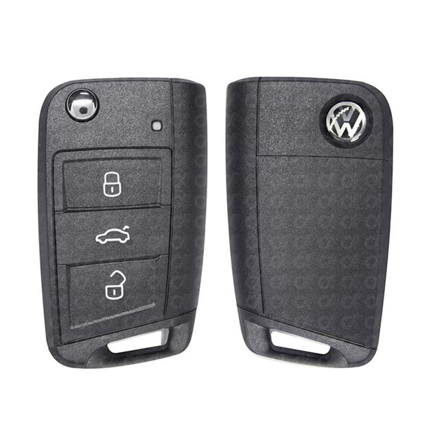 Volkswagen MQB Aftermarket Flip Key Shell 3 Buttons HU66 Blade