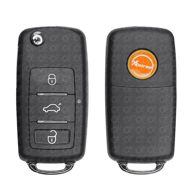 Xhorse XEB510EN VVDI Key Tool VVDI2 Flip Remote Key 3 Buttons VW Type ...